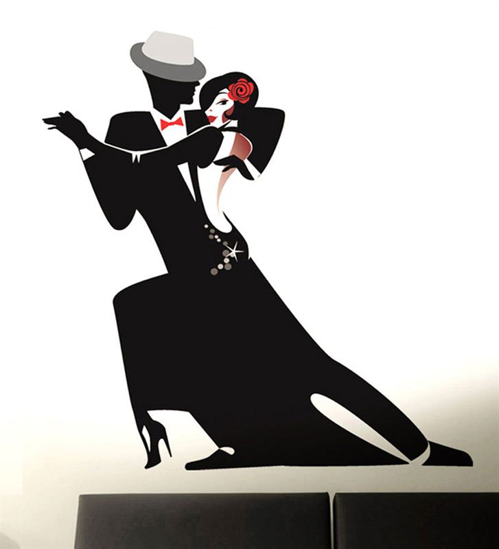 Buy Online Tango Dancing Couple Wall Stickers in Nepal , Tango Dancing ...